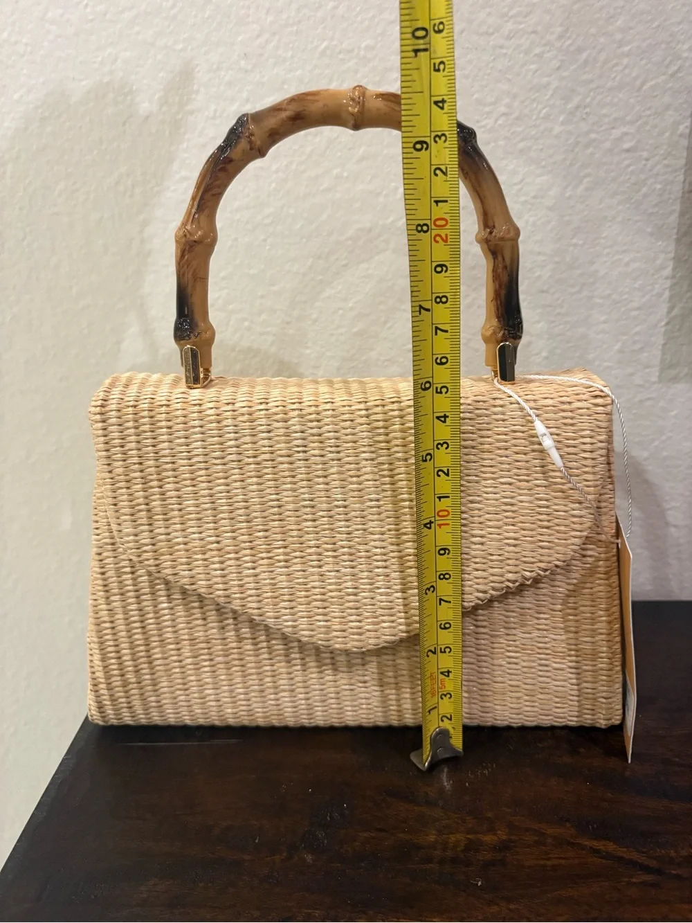 Tommy Bahama | Bags | Tommy Bahama Natural Woven Mini Bag With Bamboo ...